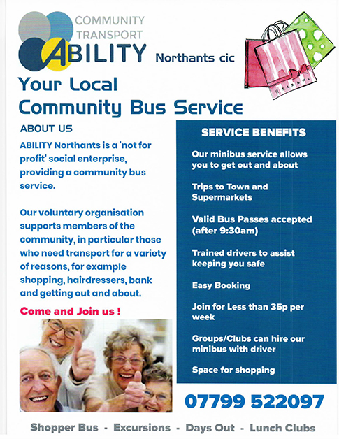 Community Bus Services « Sulgrave Village Website